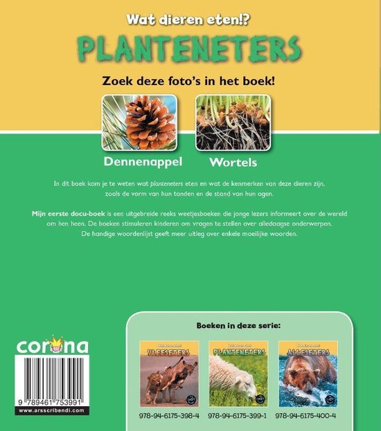 Wat dieren eten! - Planteneters | 9789461753991 | James Benefield ...
