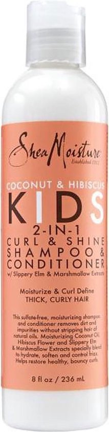 Shea Moisture Coconut And Hibiscus Curl And Shine Shampoo Conditioner