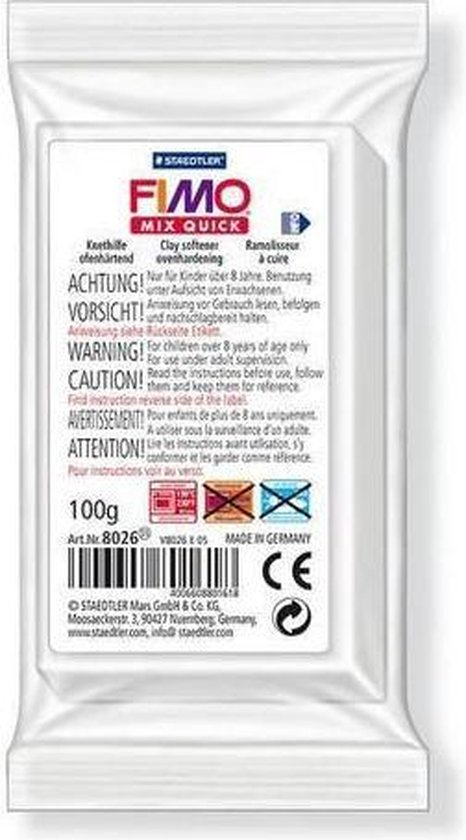Fimo Mix quick 100Gram 8026 | bol.com