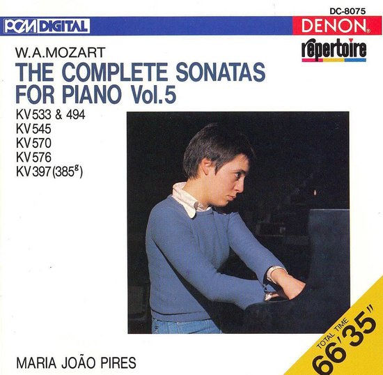 Mozart: The Complete Sonatas for Piano, Vol. 5, Maria-Joao Pires | Muziek | bol