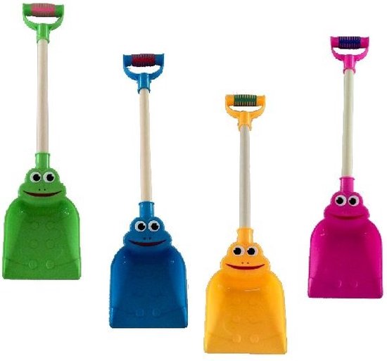 Vdm Schep plastic 51cm kikker roze | bol