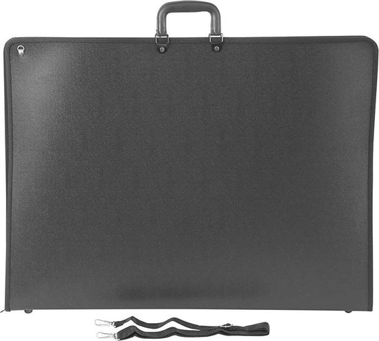 Portfolio map, A2 , afm 74x55 cm, zwart, 1stuk | bol