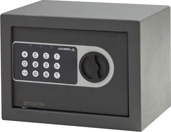 Stalen kluis met elektronisch slot - programmeerbaar code-toetsenbord ...