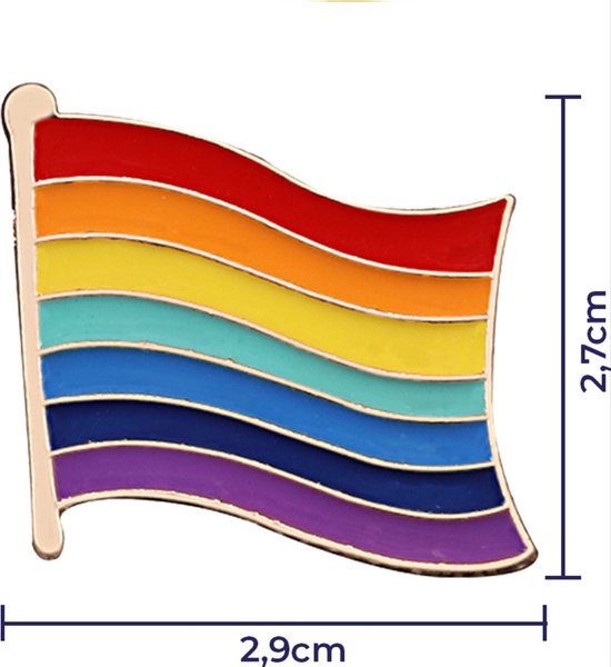 CHPN - Pin - Broche - Pride Pinnetje - 1 Pin - Rainbow - LGBTQ ...