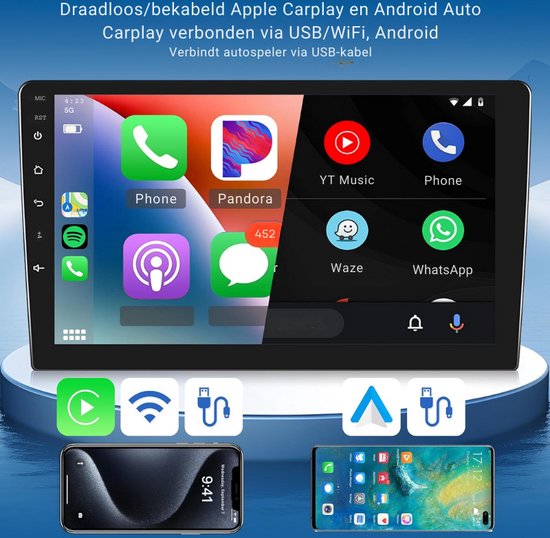 2G + 64G Android Autoradio Voor VW Magotan/CC En Passat B6/B7 (2010-2015) – 10,1 Inch... | bol