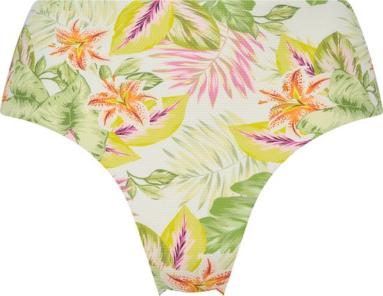 Hunkemöller Dames Badmode Rio Bikinibroekje Tropics - Wit - maat S | bol