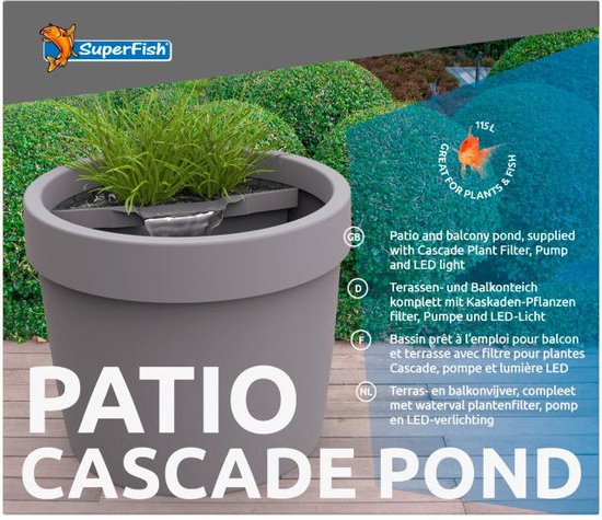 SuperFish - Sf patio cascade pond | bol