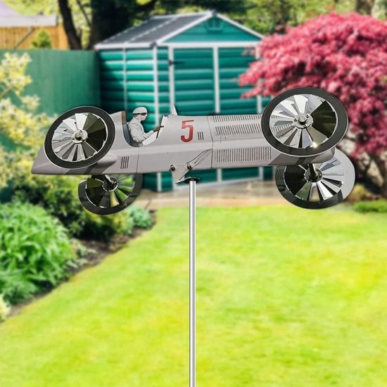 Wind Spinner RVS Racer Voorkomen Veroudering Uniek Ontwerp - Metalen ...