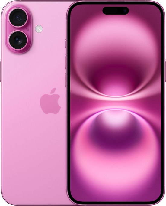 Apple iPhone 16 Plus - 128GB - Roze | bol