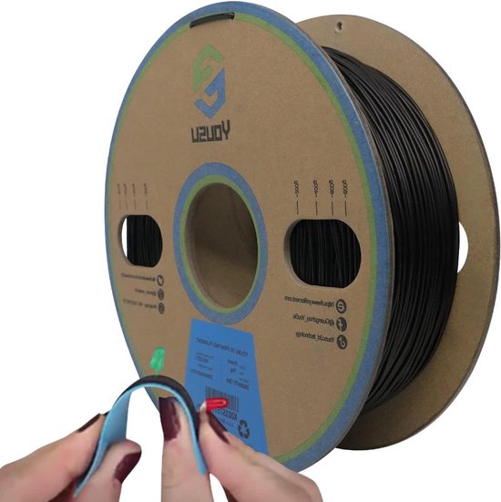 TPU Filament Geleidend Filament 175 mm 1 kg Zwart voor 3D-Printer en 3D ...