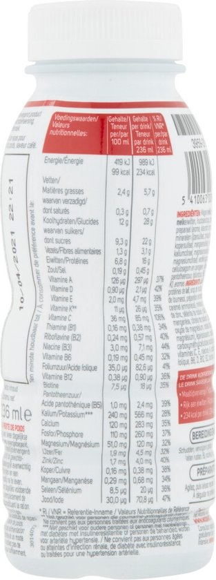 Modifast Intensive Drink Koffie - 4 x 236 ml - Voordeelverpakking | bol