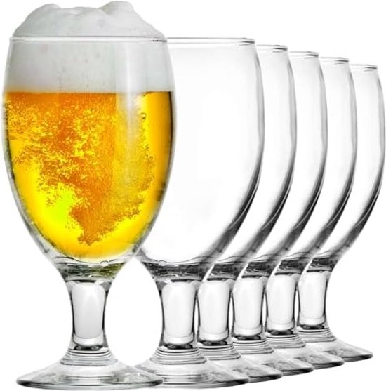Bierglazen 590ml - Luxe Bierpullen voor Pils, Lager en Stout - Hittebestendig en... | bol