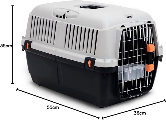 Transportbox Iata 2 voor en kleine hond - Stevig en veilig | bol