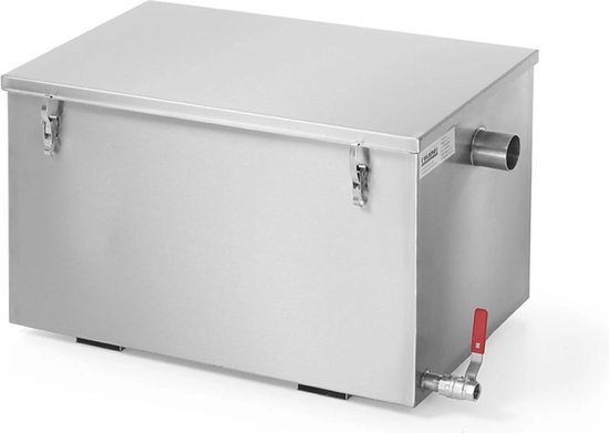 HENDI Compacte vetafscheider – 1800 l/u – roestvrij staal – 180L ...