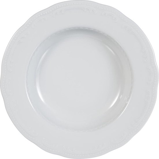 Diepe-borden-set 23 cm 6 stuks - V. Wienna Bordenset | bol