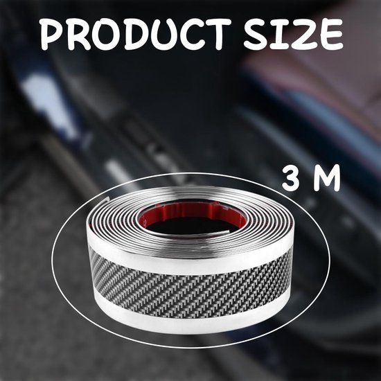 Rear Threshold Plate Car Protection Strip with Carbon Fiber Pattern for ...