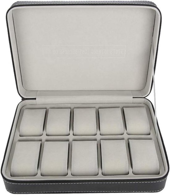 Grids Watch Collector Case Travel Watch Case Watch Storage Case Watch ...