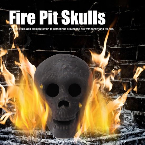 4Pcs Mini Skull Ceramic Fireproof Fire Pit Skull Head Bone Model Skull ...