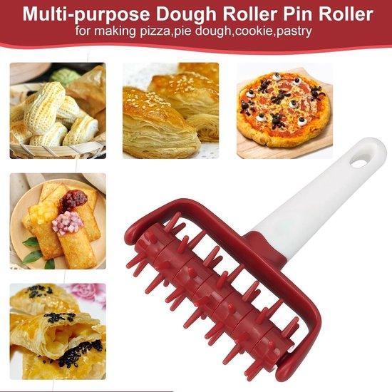 Pizza Dough Roller Plastic Pin Puncher Docking Tool for Pizza Making ...