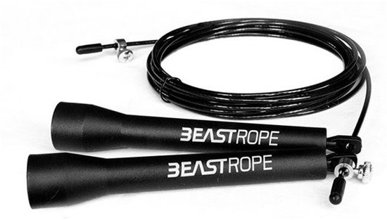 Beastgear verstelbaar fitness springtouw - staal draad - aanpasbaar in ...