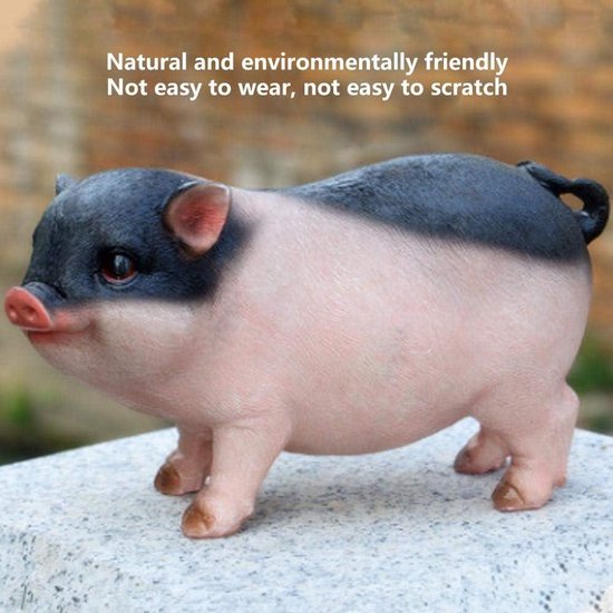 Tuin standbeeld varken hars dier beeldje - beeldhouwkunst voor in de ...