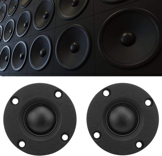 2 pcs 30 W Hifi Haut-Parleur 2 Pouce Unité Audio Tweeter Stéréo | bol