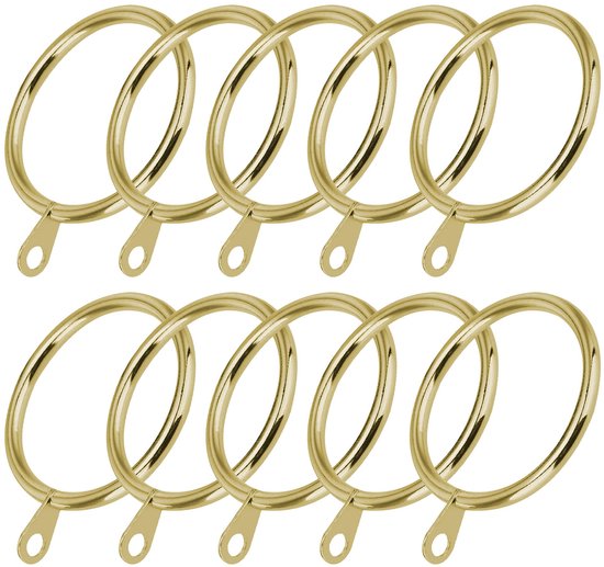 iCatchy messing gordijnringen voor gordijnroede, 12 ringen | bol