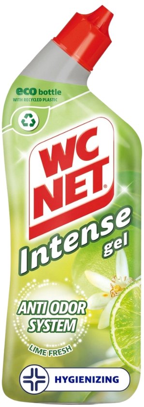 WC Net - Toiletreiniger - Gel - Met Limoen- 750 ml - Voordeelverpakking ...