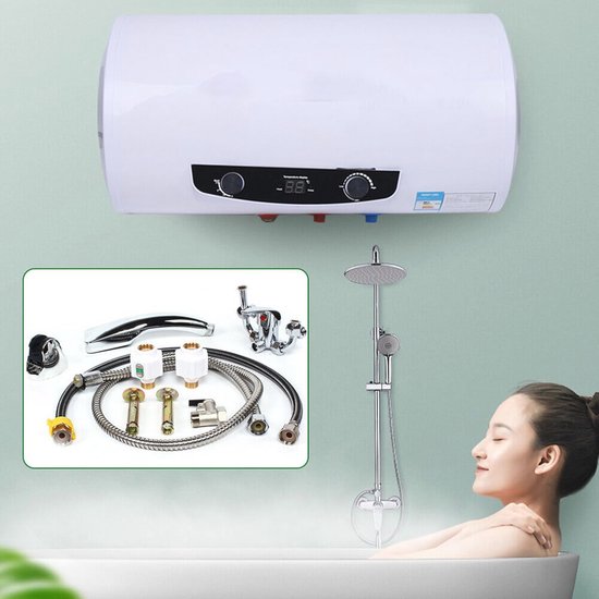 Elektrische boiler 120L horizontale tankboiler met snelle verwarming en ...