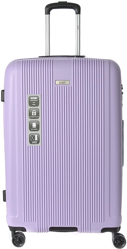 Oistr Noorvik 4 Wheel Spinner Large 79 cm Lilac Purple | bol