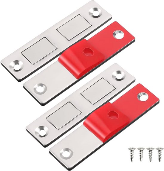 Magnetische Deurvangers voor Kasten - 2 Paar Zelfklevende Magneten voor ...