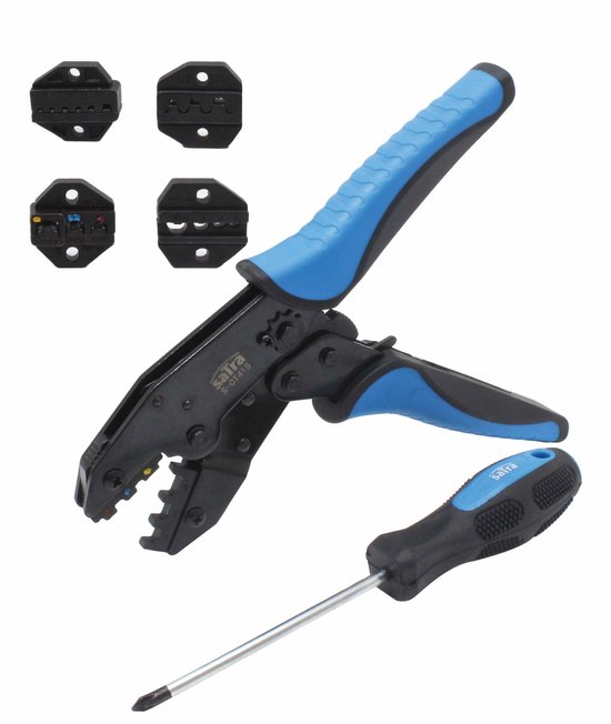 kabelschoentang set - perstang - krimptang - amp tang - satra | bol