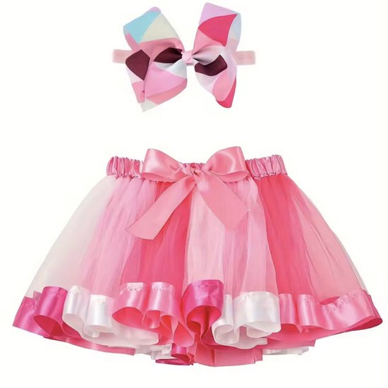CHPN - Roze tutu - Kindertutu - Meisjesrokje - Balletrok - 1/2 jaar ...