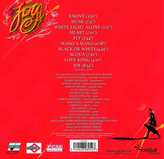 Pierre Bertrand - Joy (CD), Pierre Bertrand | Muziek | bol