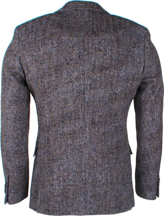 Ferlucci - Heren Colbert - Tweed - Bruin | bol.com