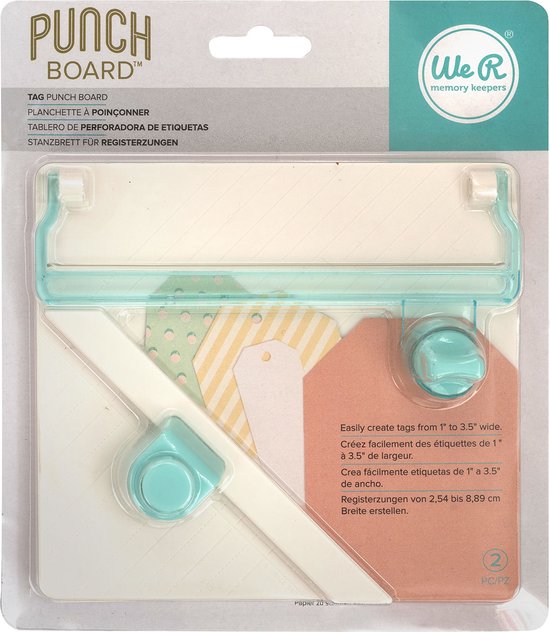 We R Makers Pons - tag punch board | bol