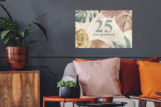 Muurstickers - Sticker Folie - Trouwen - 25 jaar getrouwd- Spreuken ...