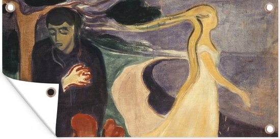 Schuttingposter Separation - Edvard Munch - 200x100 cm - Tuindoek | bol.com