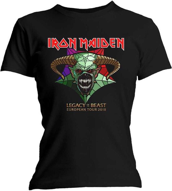 Iron Maiden - Legacy Of The Beast Tour Dames T-shirt - M - Zwart | bol