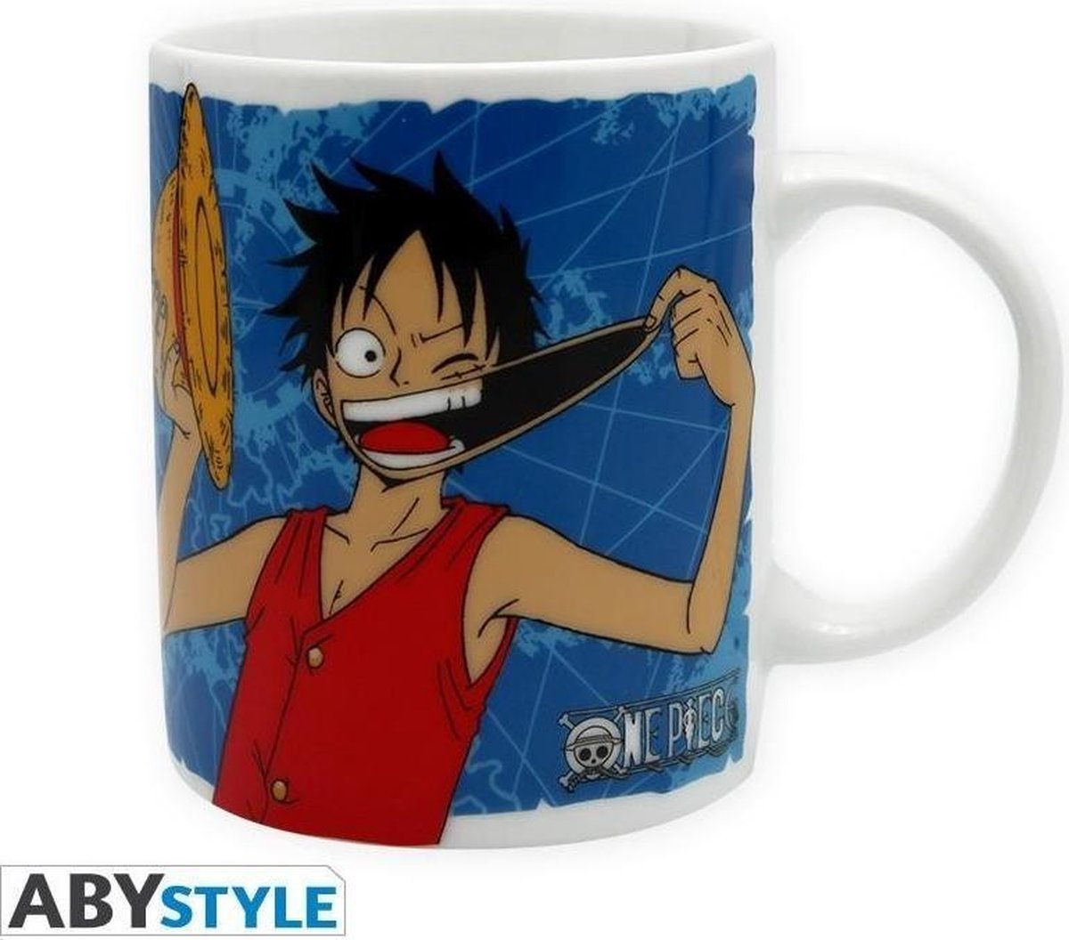 ABYstyle One Piece mug Luffy and Emblem Multi Universeel 1stuk(s) | bol.com