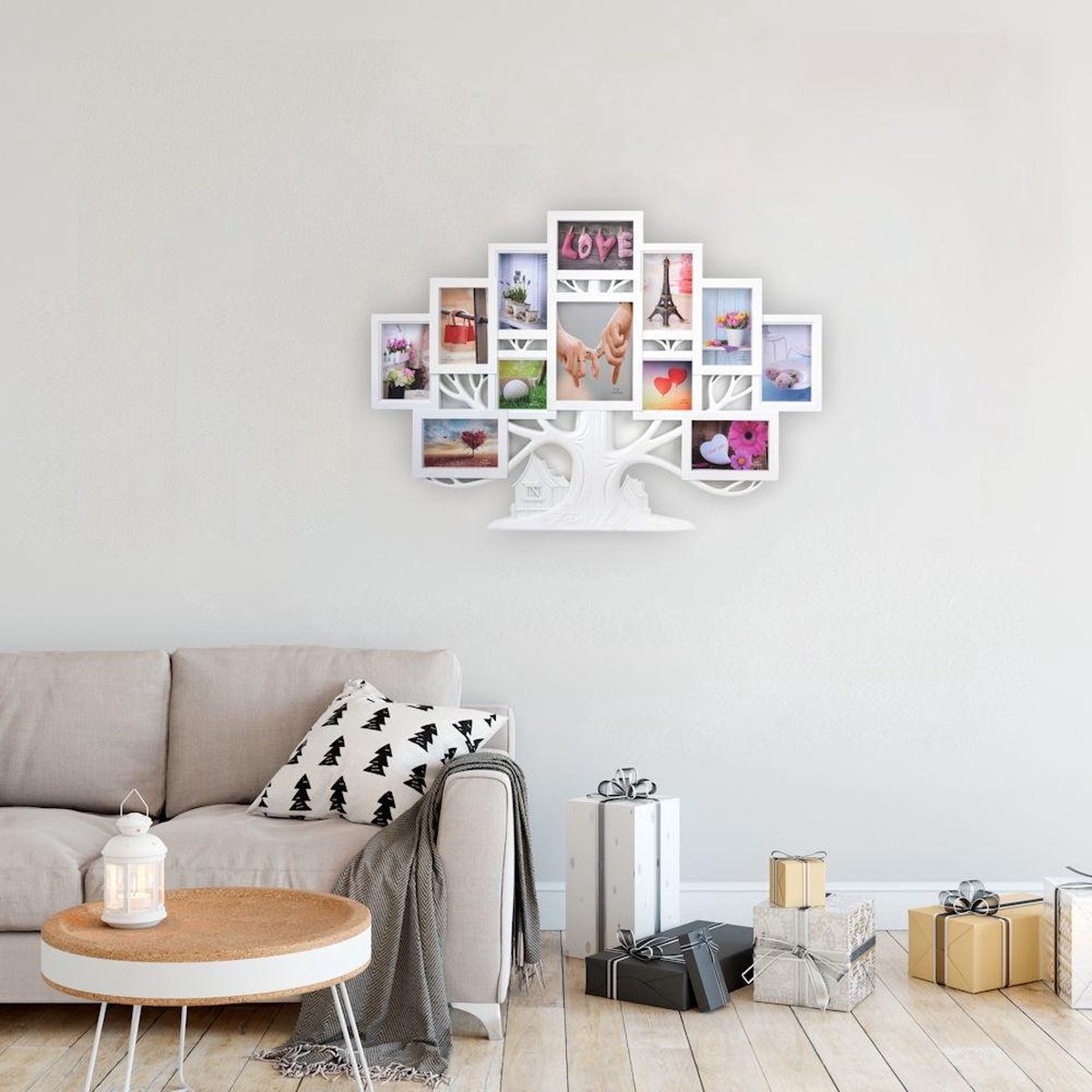 Decopatent® Fotolijst Collage 12 Foto's verschillende Maten (10x15 ...