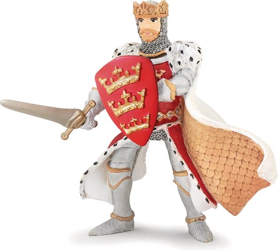 Speelfiguur - Mens - Ridder - Koning Arthur - Rood | bol