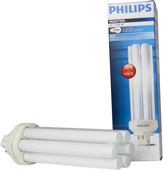 Philips MASTER PL-T Top 42W - 830 Warm Wit | 4 Pin | bol.com
