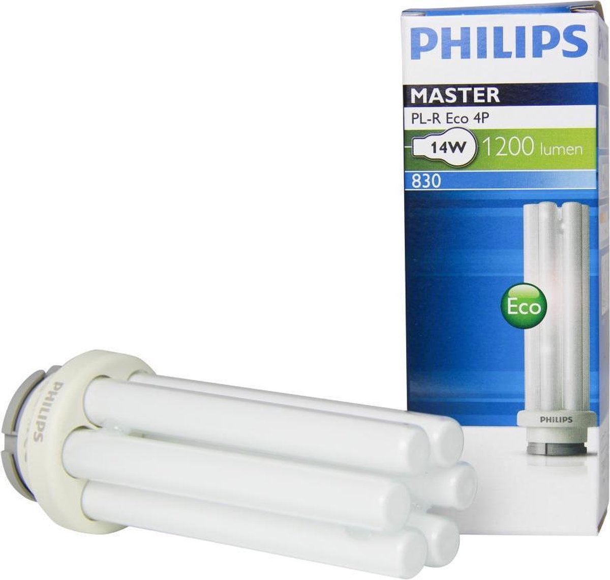 Philips MASTER PL-R Eco 14W - 840 Koel Wit | 4-Pin | bol