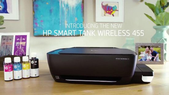 bol.com | HP Smart Tank Wireless 455 - Thermische Inkjetprinter