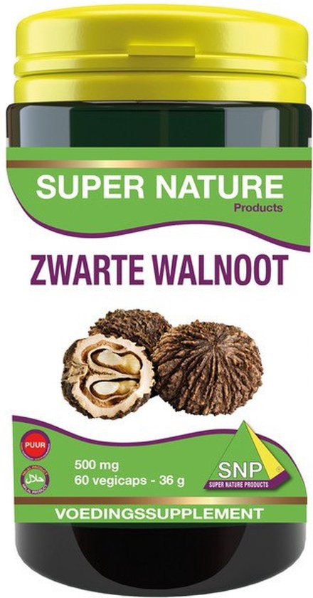 SNP Zwarte walnoot 500 mg 60 capsules | bol