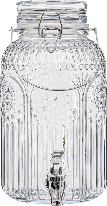 5Five Drank/water/sap/limonade dispenser Marbella - 3.8 Liter - bewerkt ...