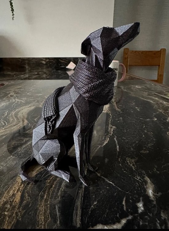 Whippet Hond Design Beeld | Decoratief Windhond Standbeeldje | Sierlijk ...