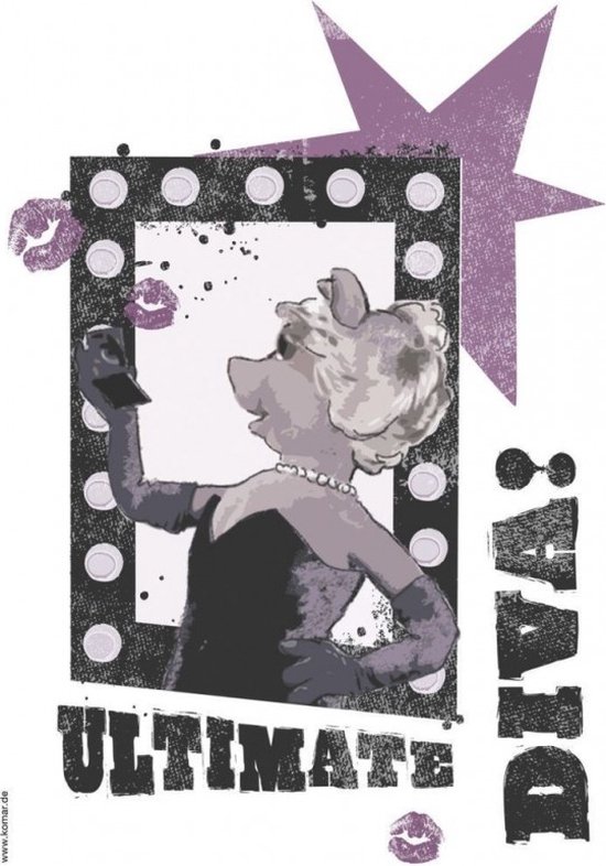 Komar - Muursticker - Miss Piggy - Muppets - Muurdecoratie - Stickers ...