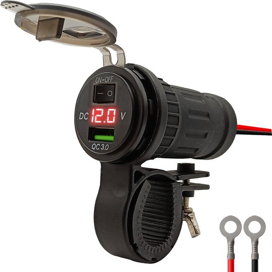 ProRide 12V USB Lader Motor - USB Aansluiting Motor - 1 Poort met ...